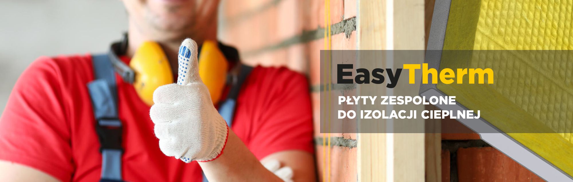 Ocieplenie z wykończeniem - płyty zespolone ISOVER EasyTherm | Isover - izolacja wełną mineralną